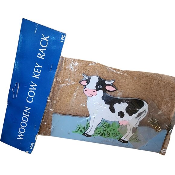 Accents | Vintage Taiwan Wooden Cow Key Rack Farmhouse Farm Country Nos ...